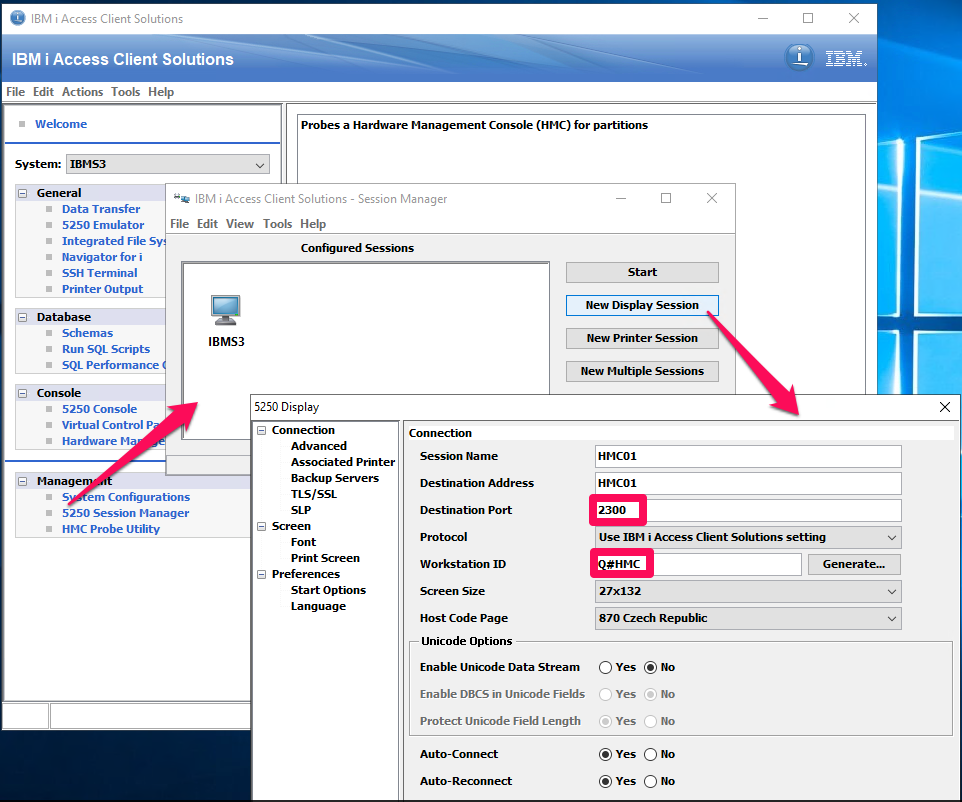 IBM i Access Client Solutions - How to setup Console | 400power